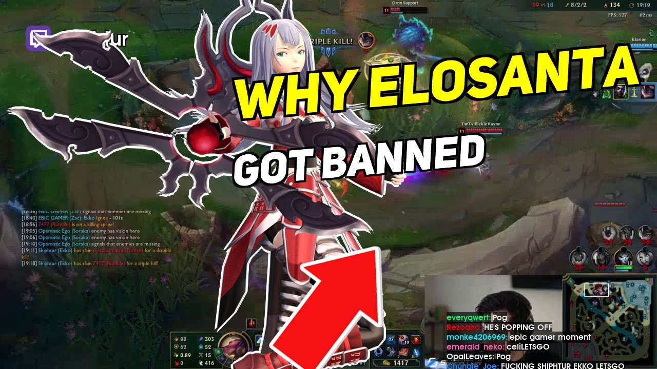 WHY ELOSANTA GOT BANNED | Daily LOL Highlights - YouTube