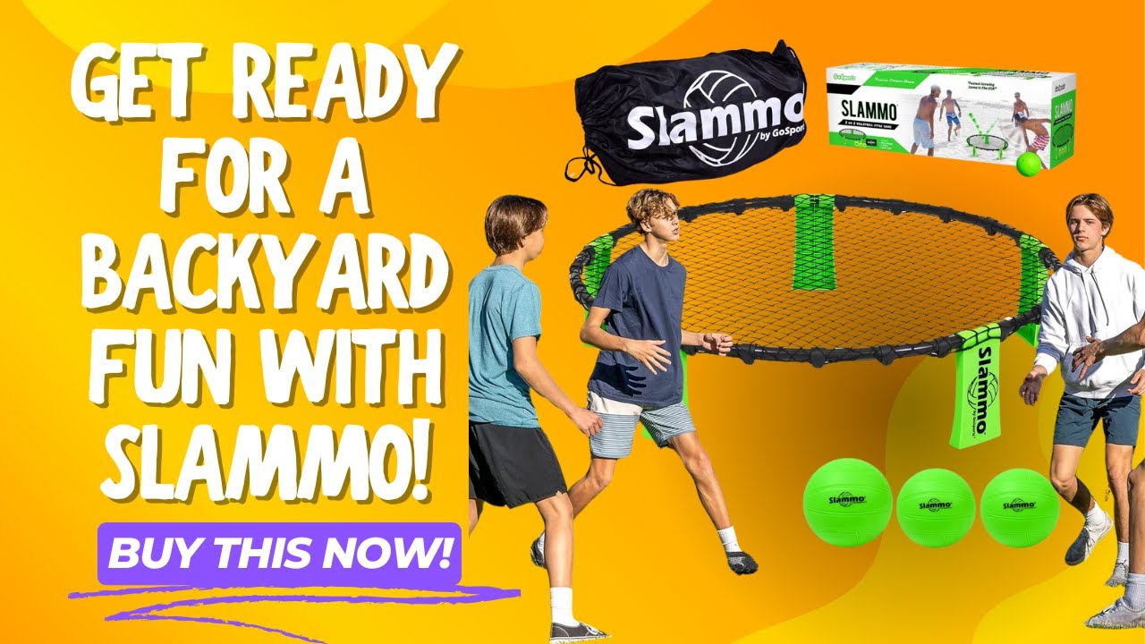 Get Ready for BACKYARD FUN with GoSports Slammo Game Set! - YouTube
