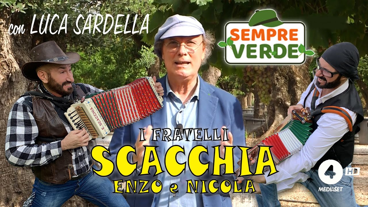 FRATELLI SCACCHIA in TV "Rete 4 MEDIASET" con Luca Sardella POLKA DEL ...
