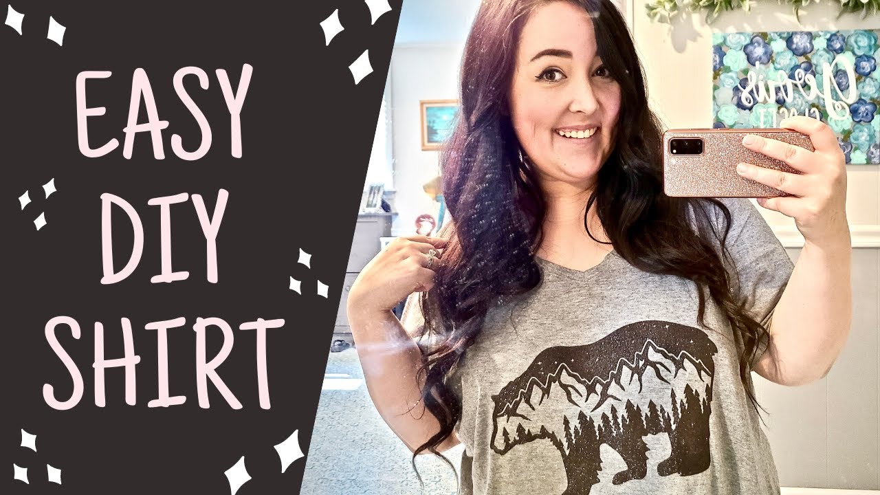 Easy DIY Tutorial - How to Make Your Own Shirt in Less Than 10 Minutes ...