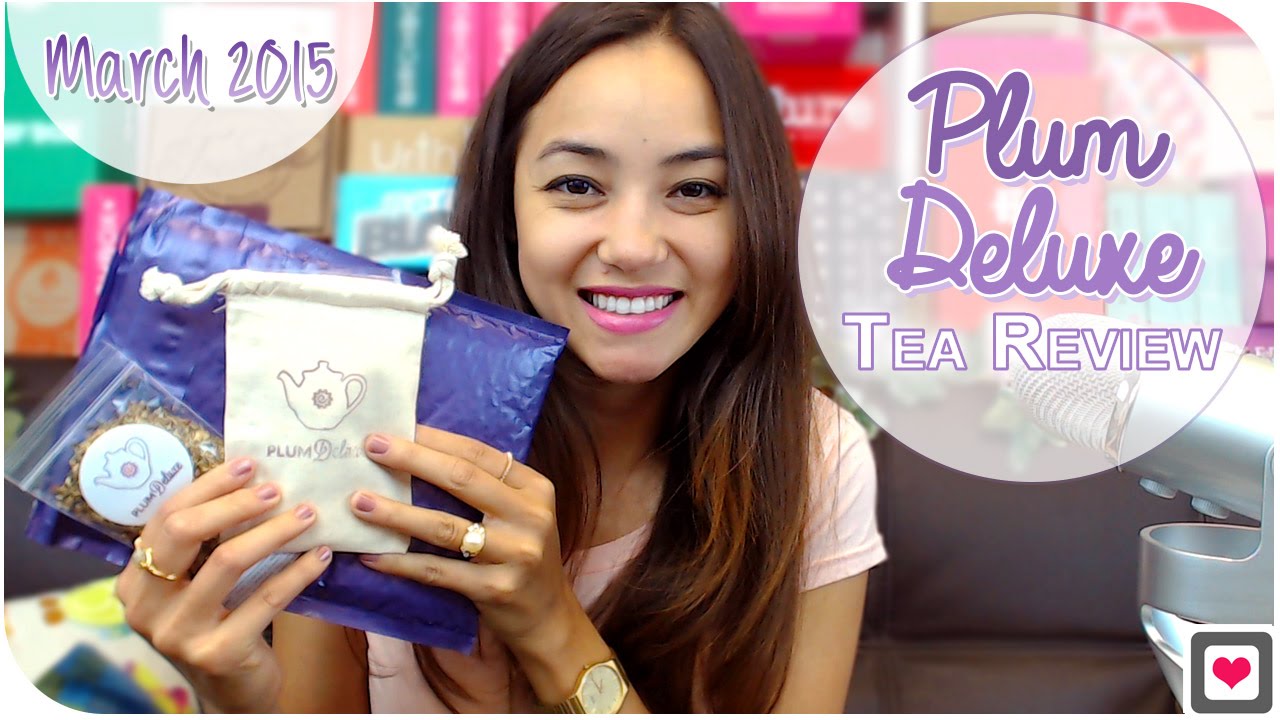 Plum Deluxe Tea Blend Unboxing Review - March 2015 - YouTube