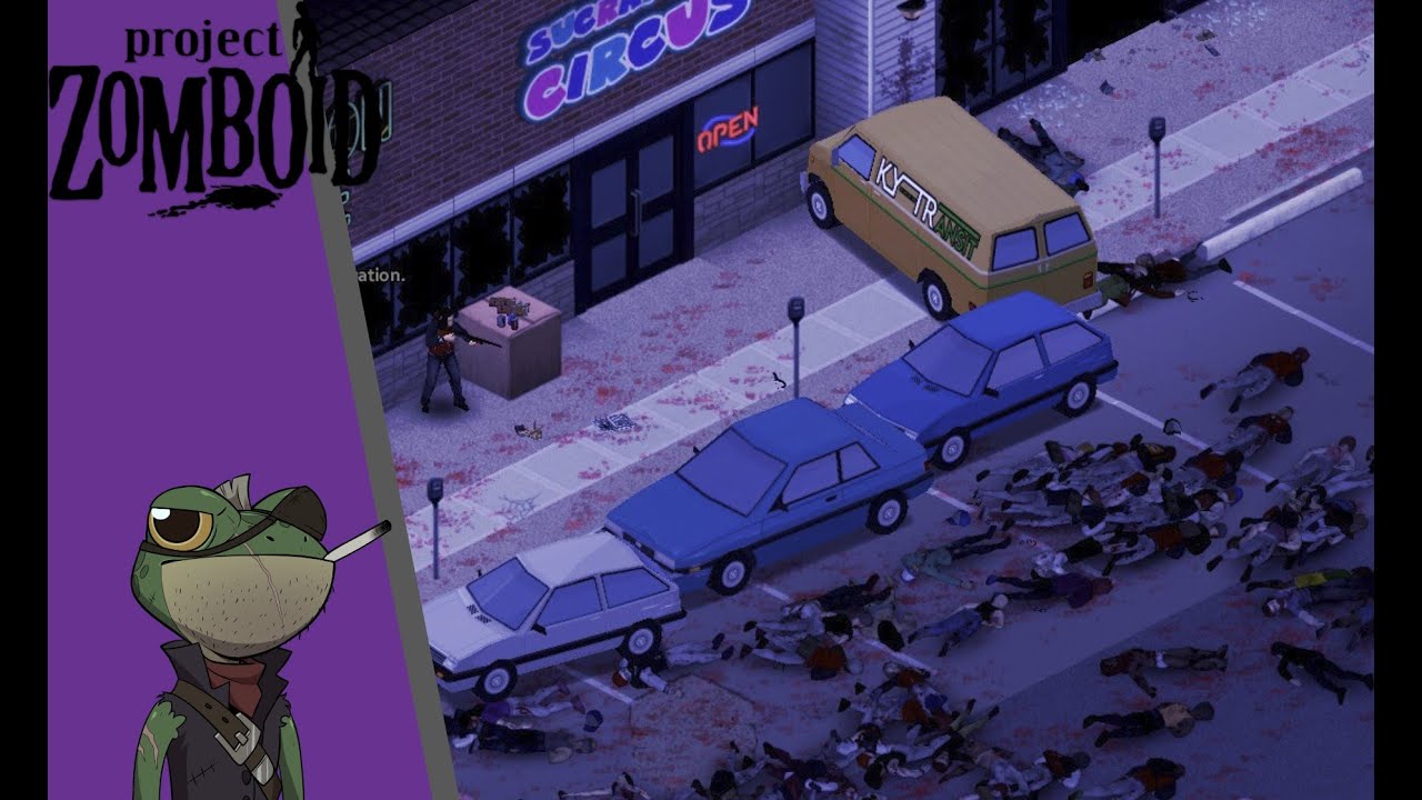 Hitting zombies in the back of the head with a 2x4 | Project Zomboid ...