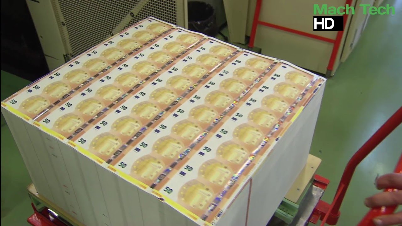 How Money Is Made UK - Modern Money Printing Factory - Making of the ...