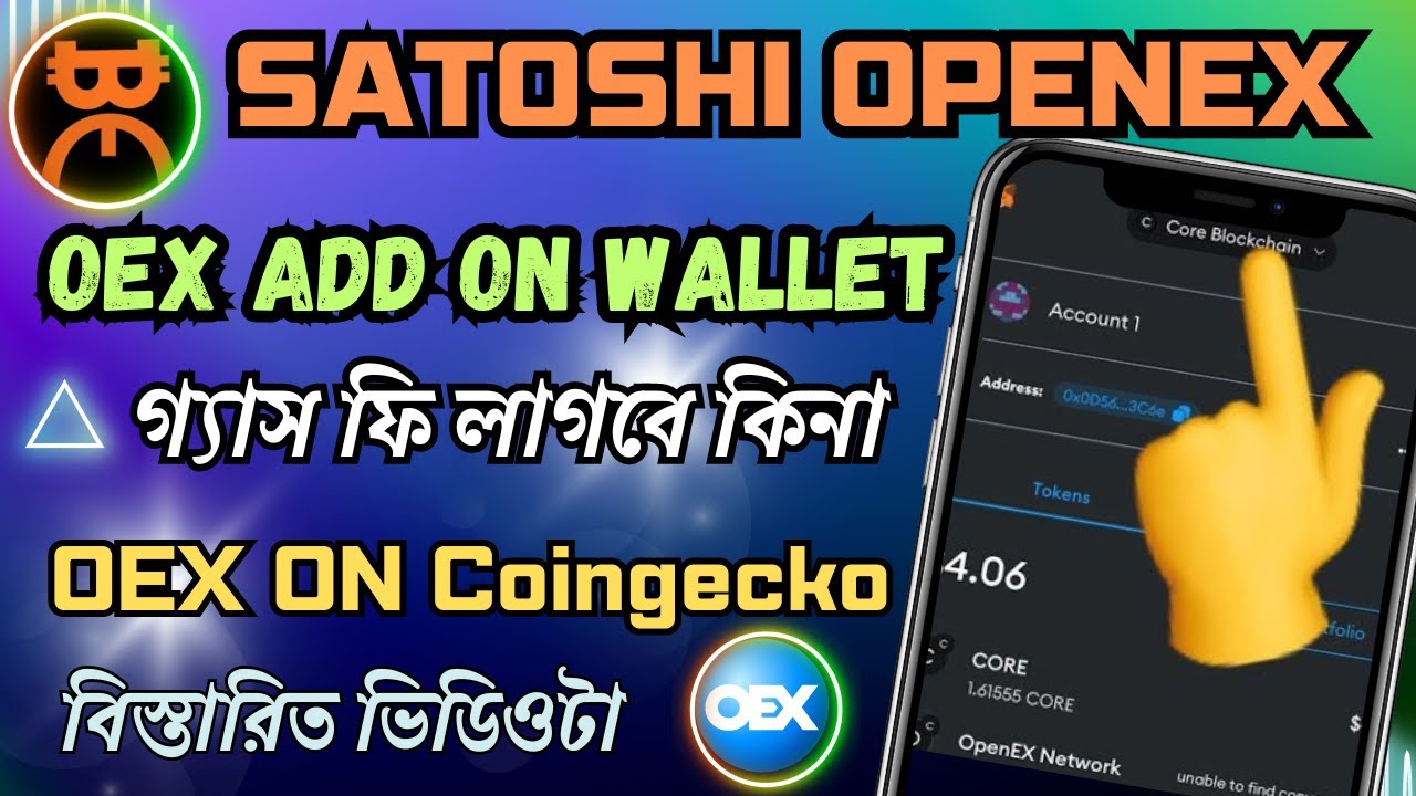 OEX Add On Metamask Wallet | Satoshi Openex Listed On Coingecko | Oex ...