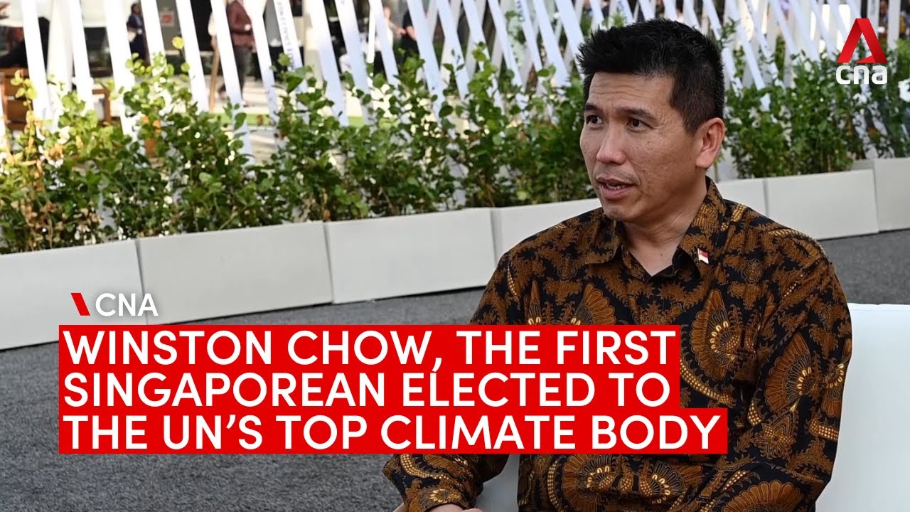 COP28: CNA speaks to Winston Chow, first Singaporean elected to UN's ...