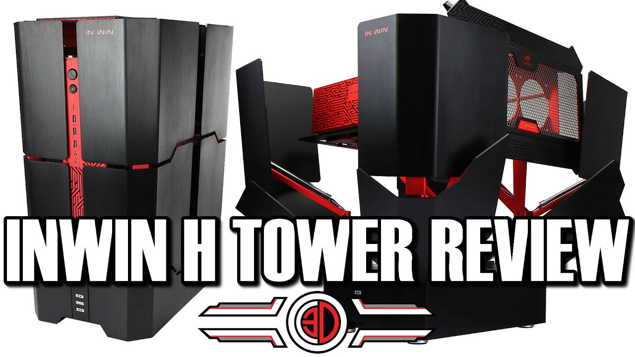 InWin H Tower Motorised Transforming Case Review - YouTube