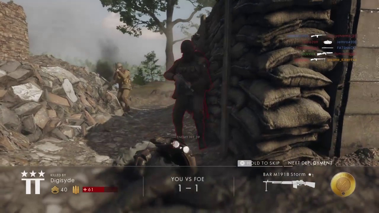 Battlefield 1 trench warfare - YouTube