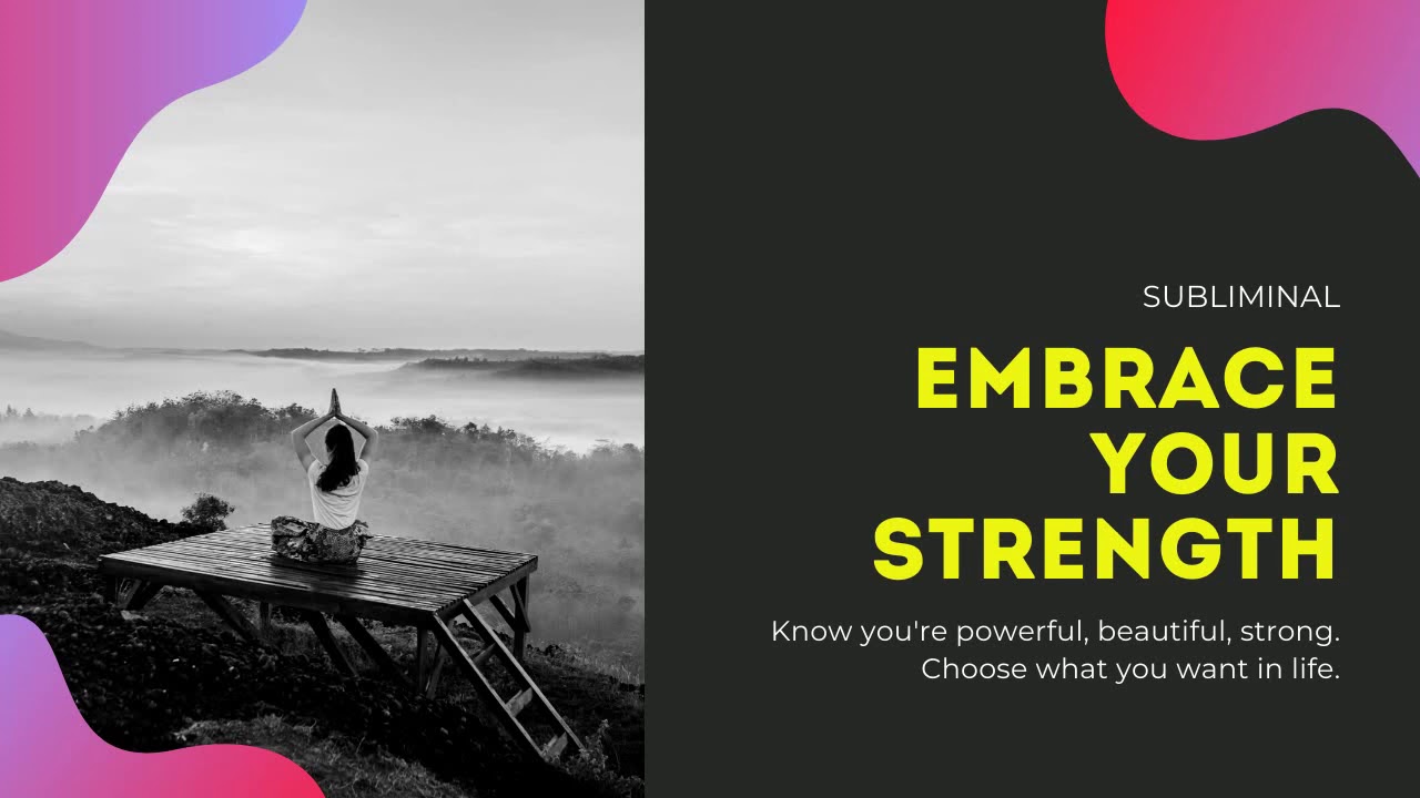 Embrace your strength | subliminal - YouTube