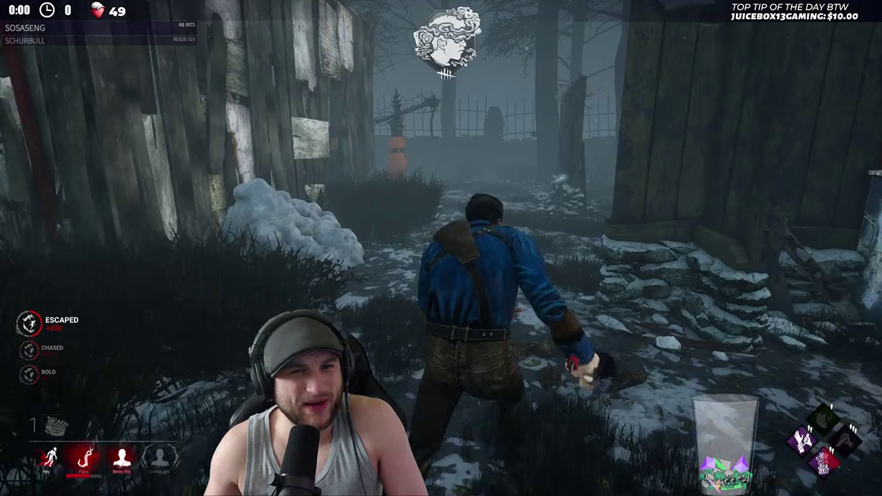 Dead by Daylight RANK 5 ASH! - DO THE BLOODEH GEN! - YouTube