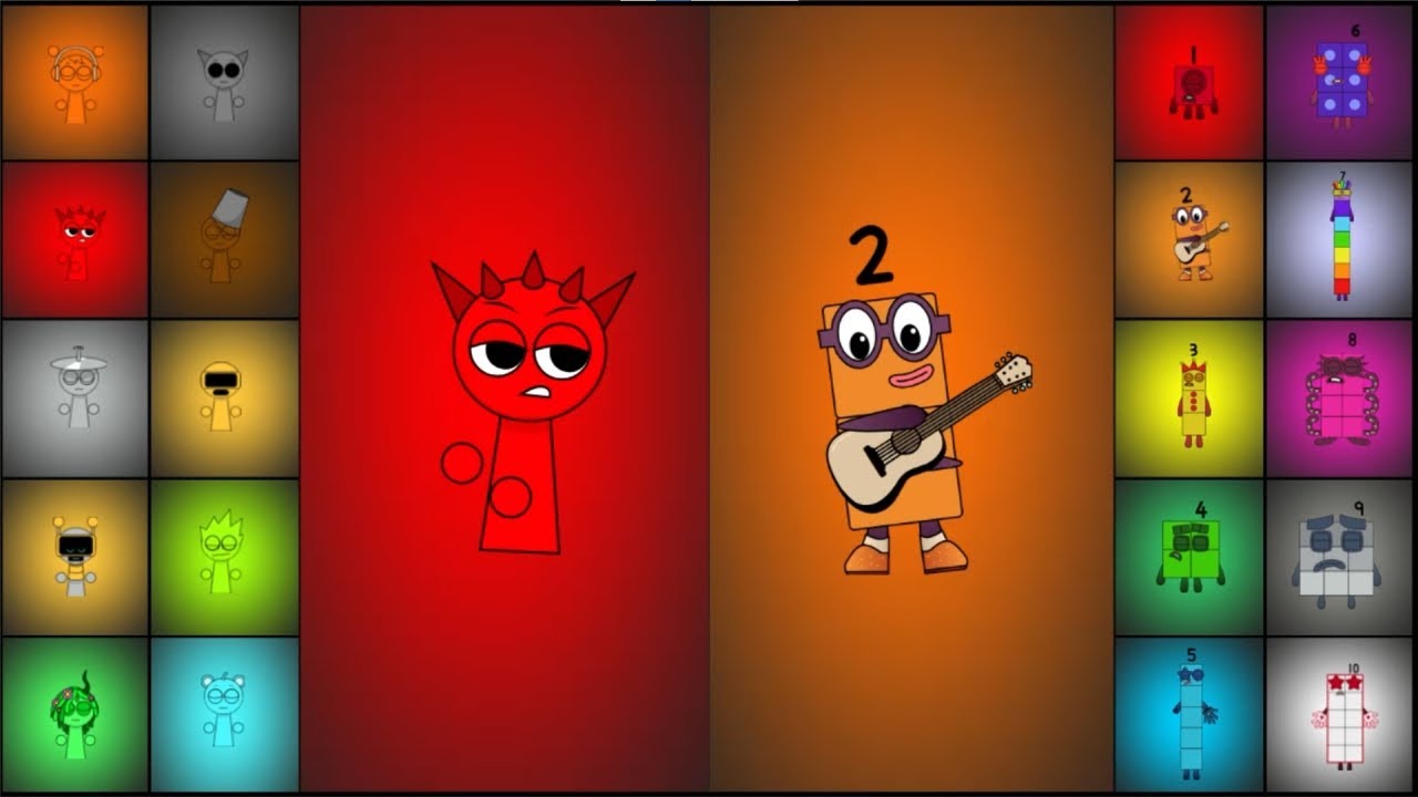 Incredibox Sprunki vs Numberblocks Band (1-10) - Guess the Hidden ...