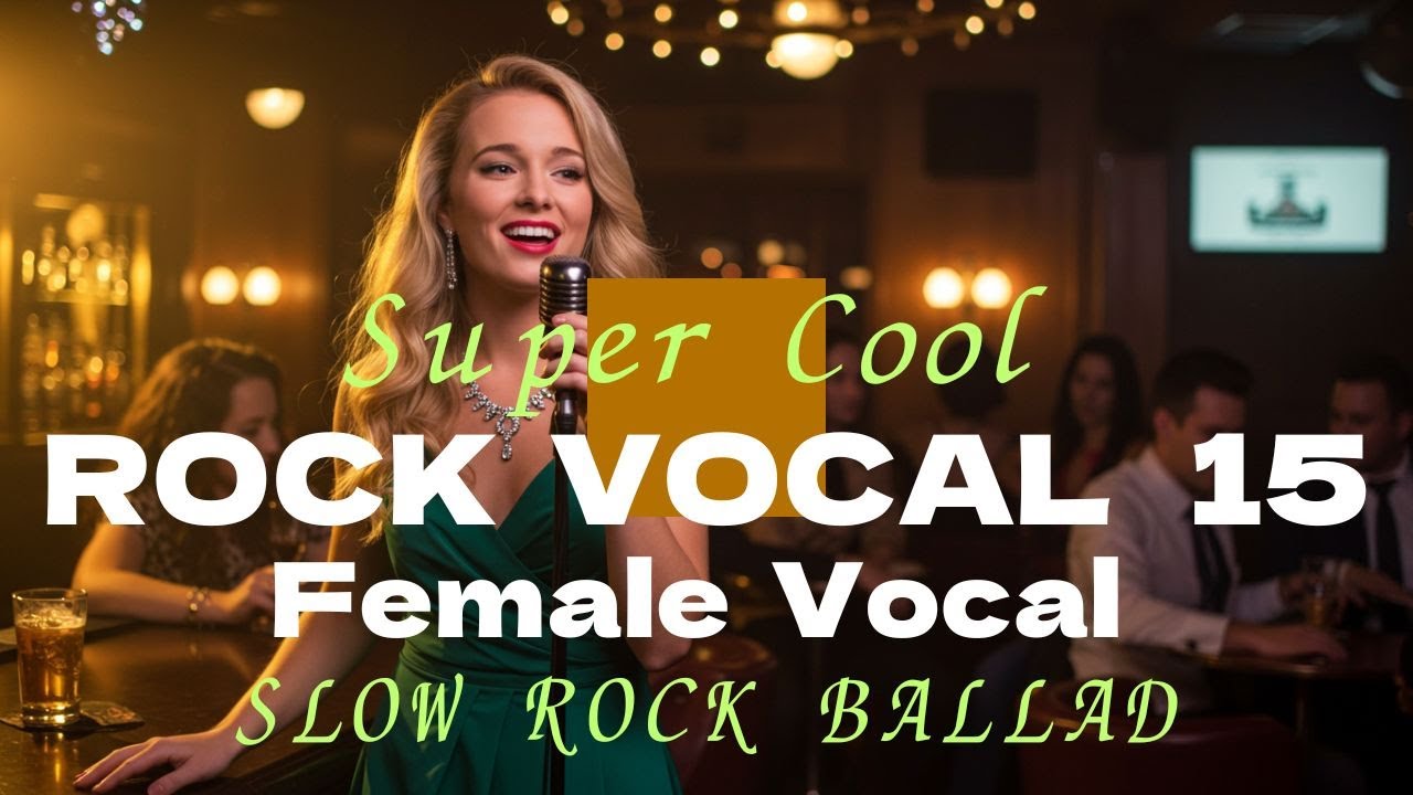 Super Cool ROCK VOCAL 15 by Female Vocal / SLOW ROCK BALLAD !!! - YouTube