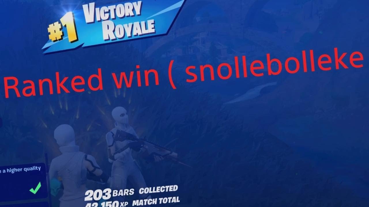 Fortnite Ranked win champion lobby's ( snollebolleke - YouTube
