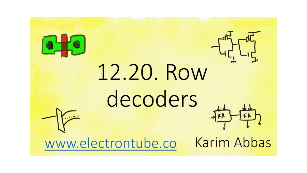 12.20. Row decoders - YouTube