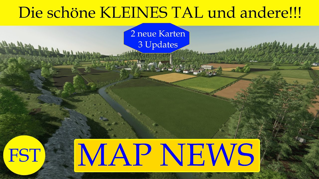LS22 MAP NEWS Die schöne kleines Tal und andere!!! 24.-26.12.22 (2 neue ...