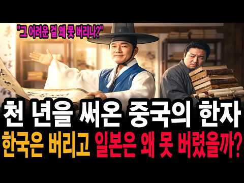 한자 없는 한국, 한자 없이는 안 되는 일본:그 미묘한 차이의 역사