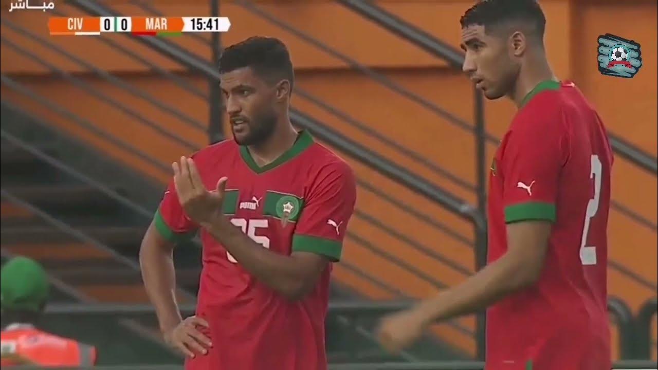 عن مباراة المغرب وكوت ديفوار اليوم اهداف المغرب وساحل العاج Maroc Vs