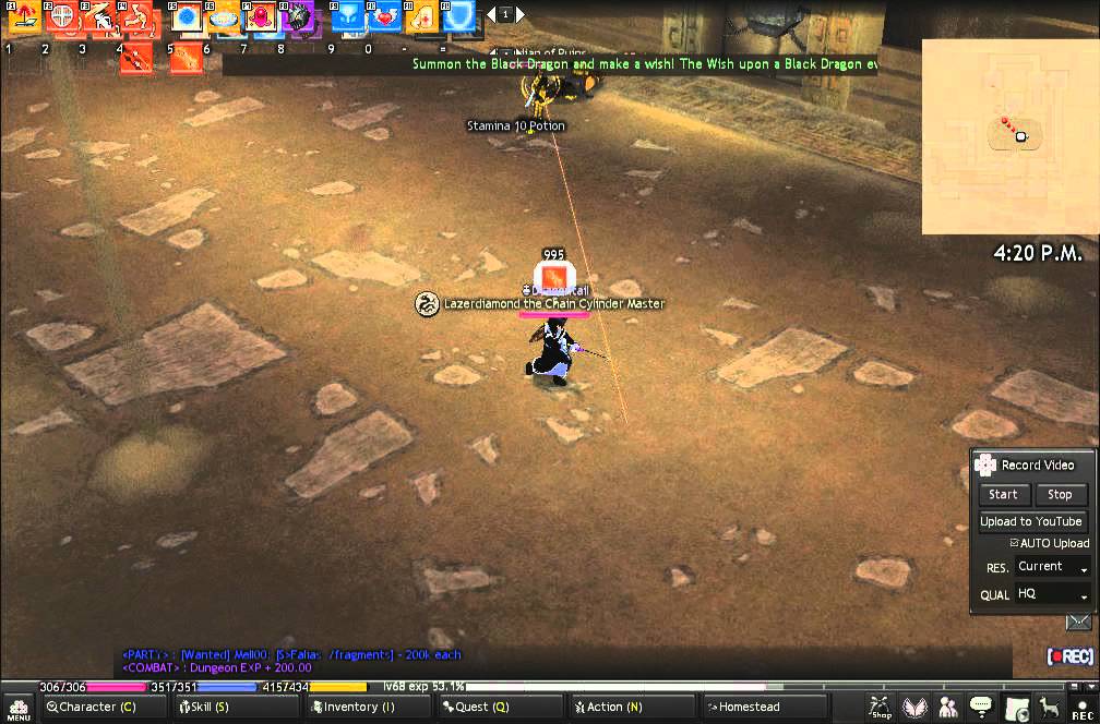 Mabinogi - Longa Dungeon Boss: Guardian of Ruins - YouTube