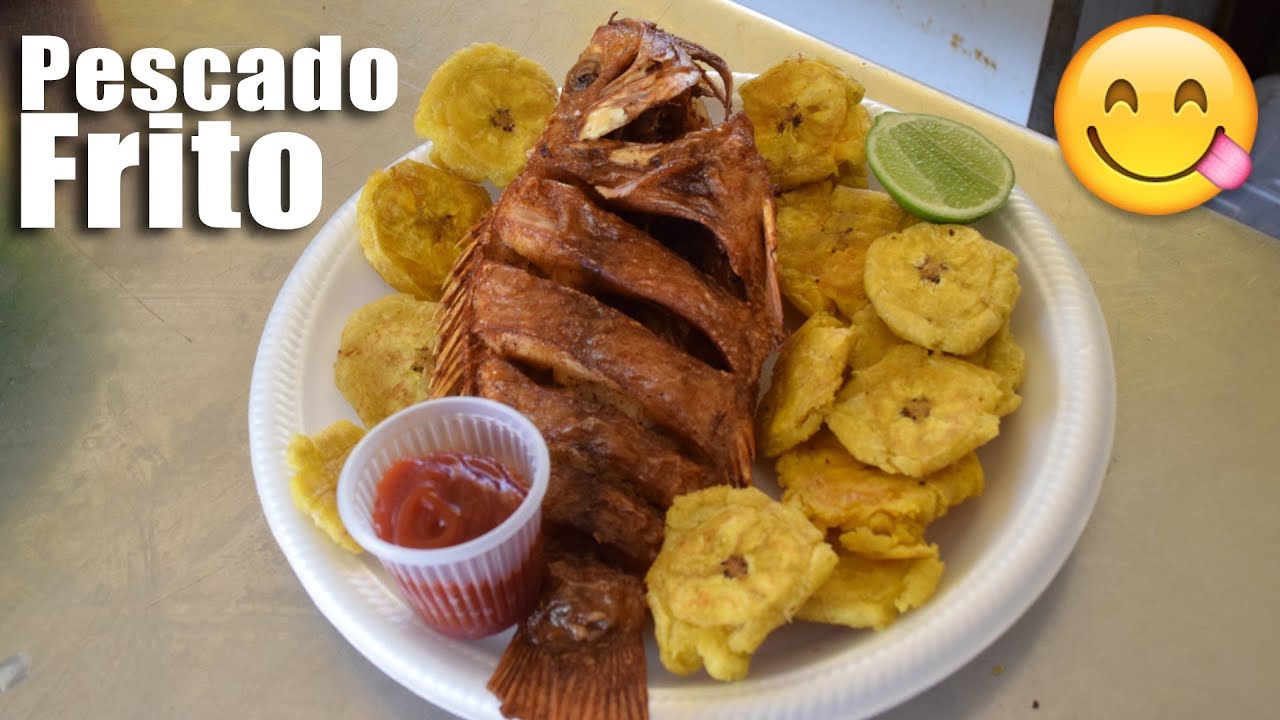 Comida Típica Playera Dominicana / Playa Cabrera en Nagua - YouTube