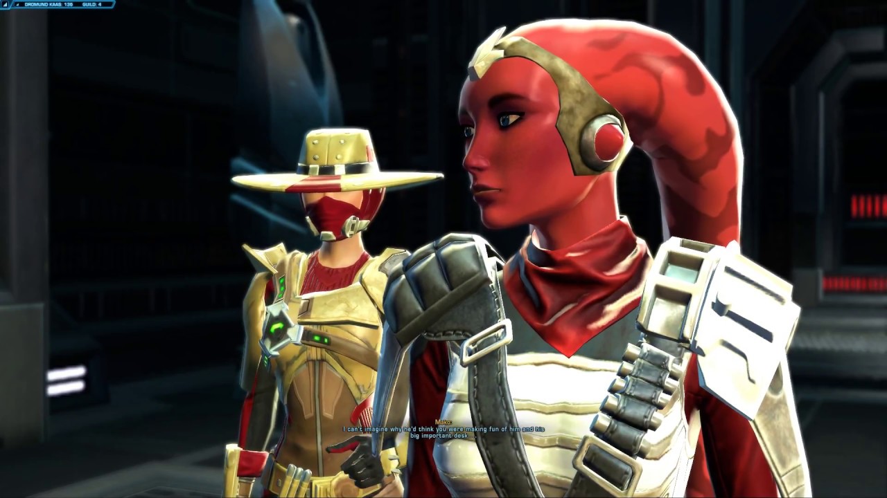 Bounty Hunter Mocks Admiral Fraabaals Assistant On Balmorra Swtor