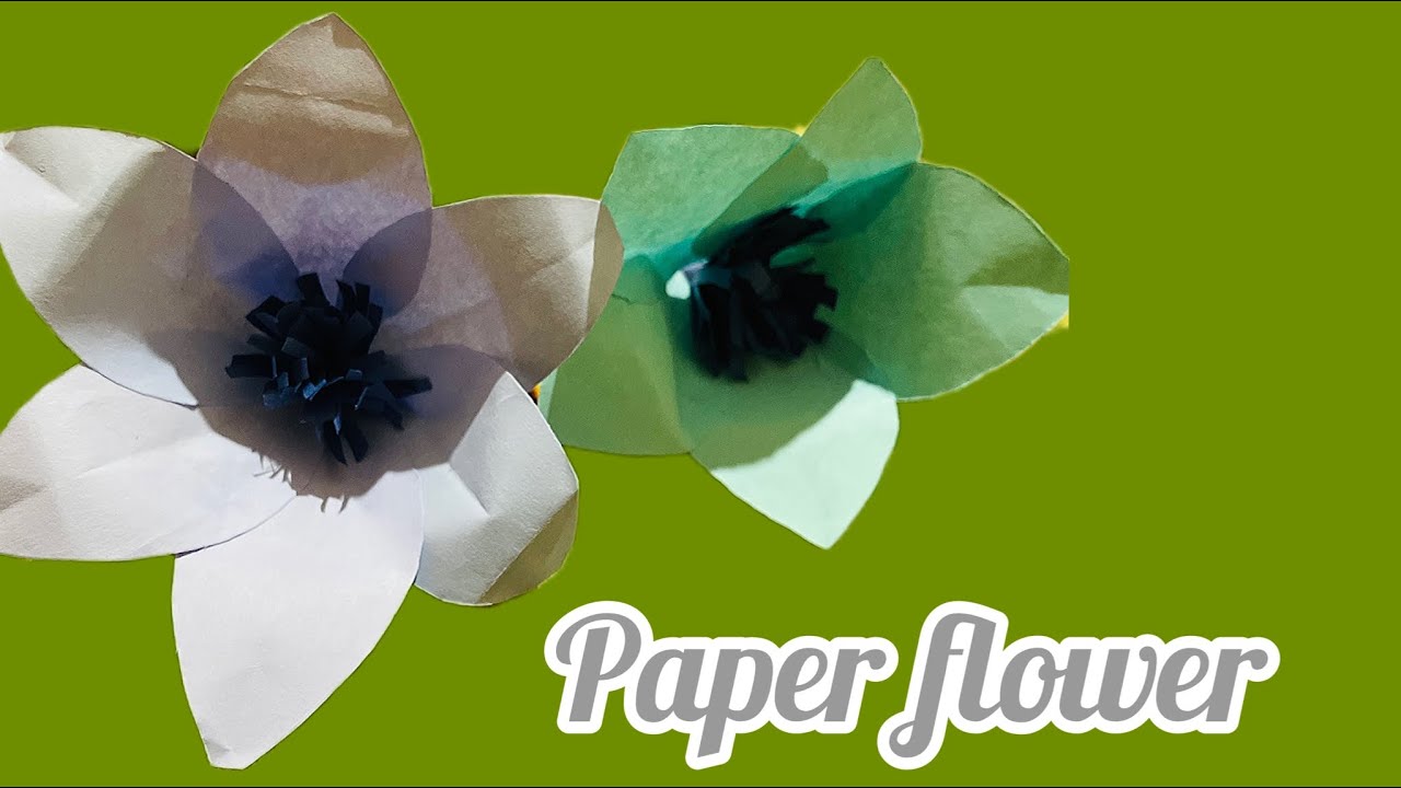 Diy |how to make easy flower craft| beautiful paper flower 🌸 craft ...