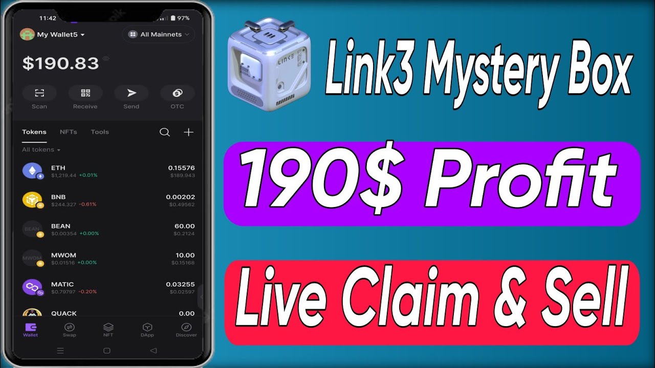 Link3 Mystery Box 190$ Profit | Link3 Mystery Box NFT Live Sell Payment ...