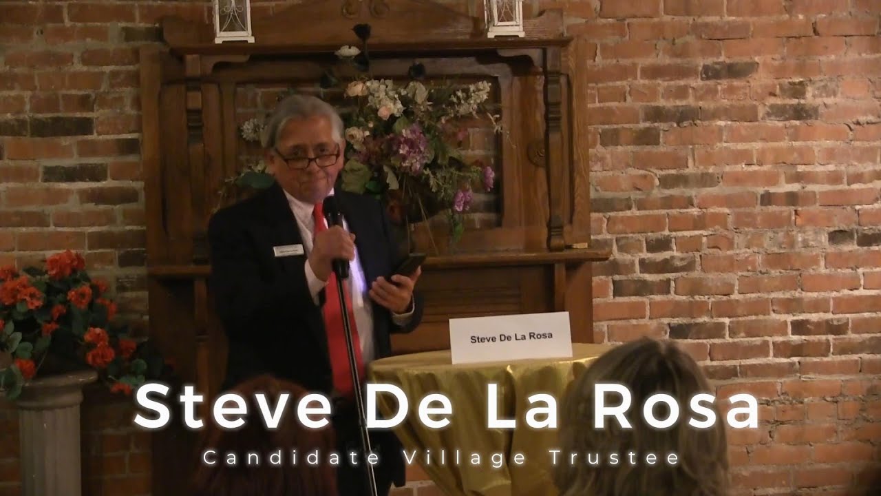 Steve De La Rosa Villa Park Trustee Candidate - YouTube