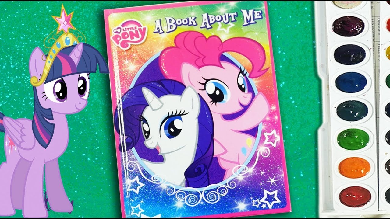My little pony activity book MLP coloring for kids - YouTube