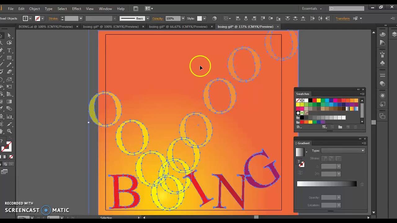 Illustrator/ VAT : Create a GIF for Word project - YouTube