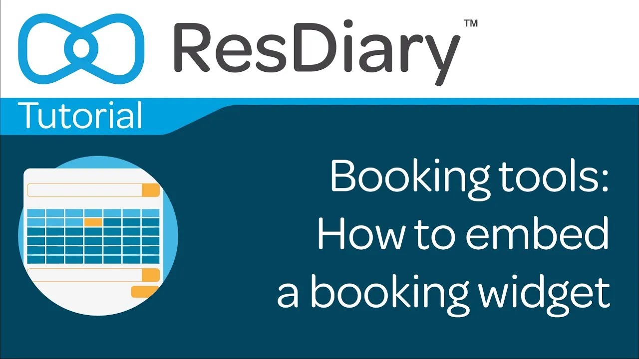 Booking tools: How to embed a booking widget - YouTube