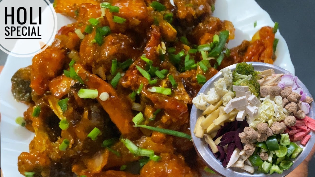 Holi Special Mix Veg Kothe Recipe | Mix Vegetables Pakora | Mix Veg ...