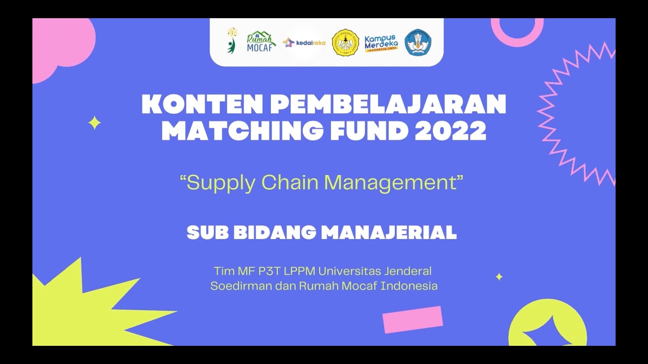 MODUL PEMBELAJARAN DIGITAL MATCHING FUND KEDAIREKA 2022 (SUB BIDANG ...