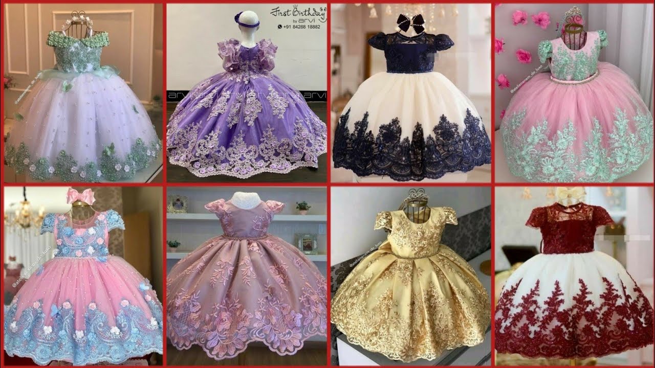 Latest designer baby fancy net frock designs | New baby frock designs ...
