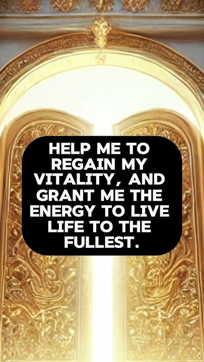 My God Restore My Health and Strength - YouTube