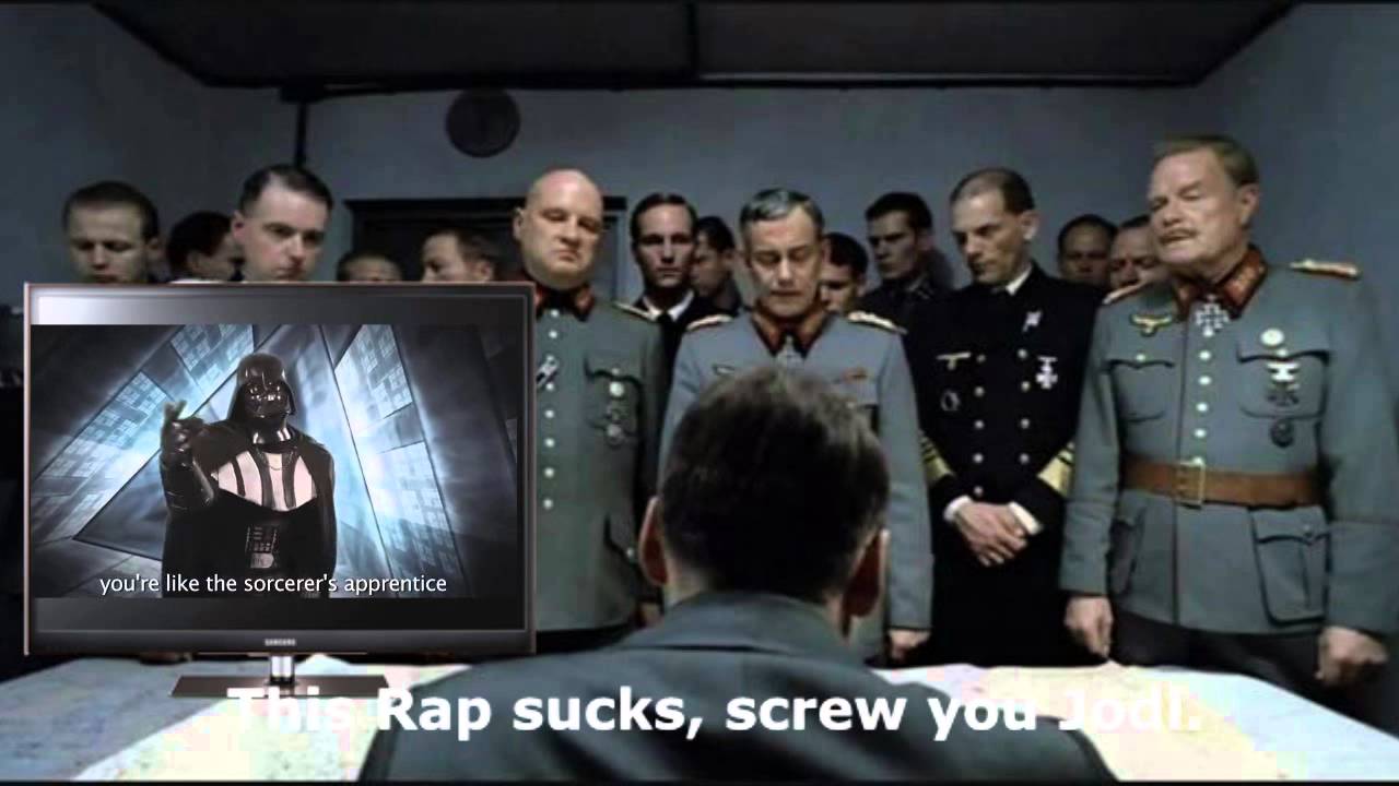 Hitler watches Epic Rap Battles of History - YouTube