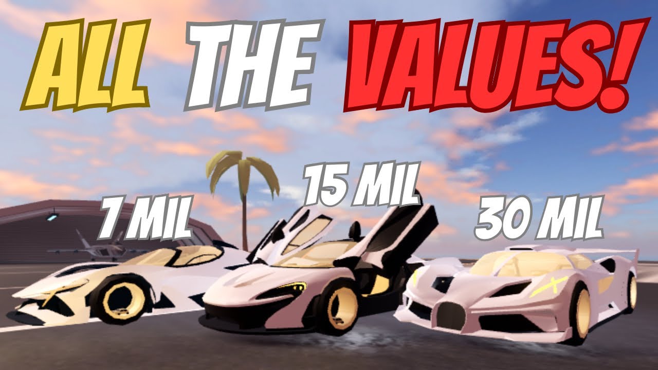 The COMPLETE Jailbreak Values List for LIMITED Vehicles (2025) - YouTube