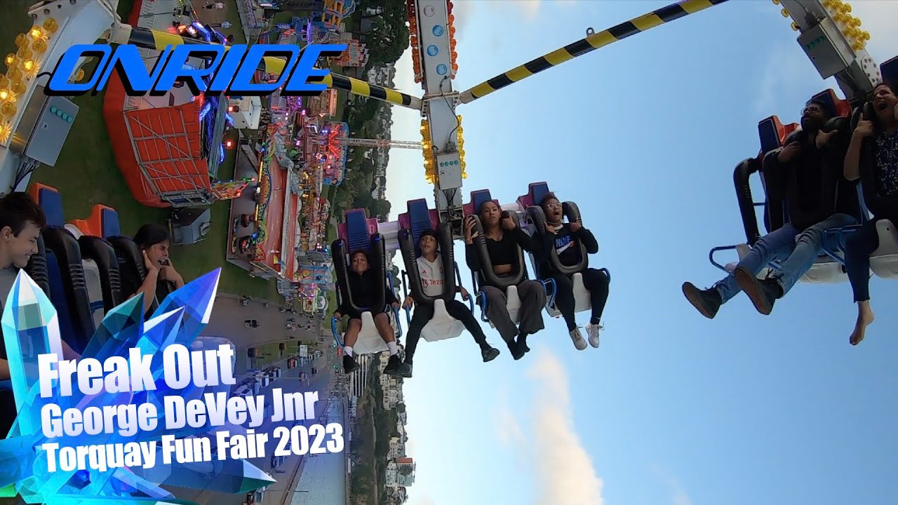 Freak Out - George DeVey Jnr (Onride) @ Torquay Fun Fair 2023 - YouTube