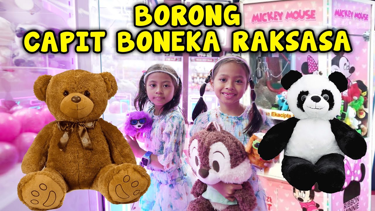 KITA MASUK KE DALAM CAPIT BONEKA RAKSASA!! LANGSUNG KITA BORONG GUYS ...