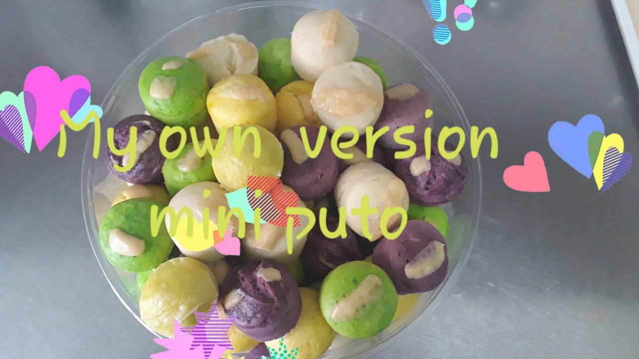 Assorted delightful puto in the house - YouTube