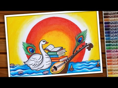 Basant Panchami Drawing / Basant Panchmi Drawing Very Easy For ...