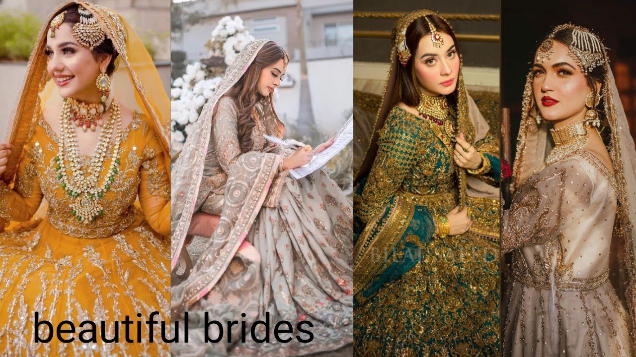 beautiful brides pictures,latest bridal fashion part-1 - YouTube