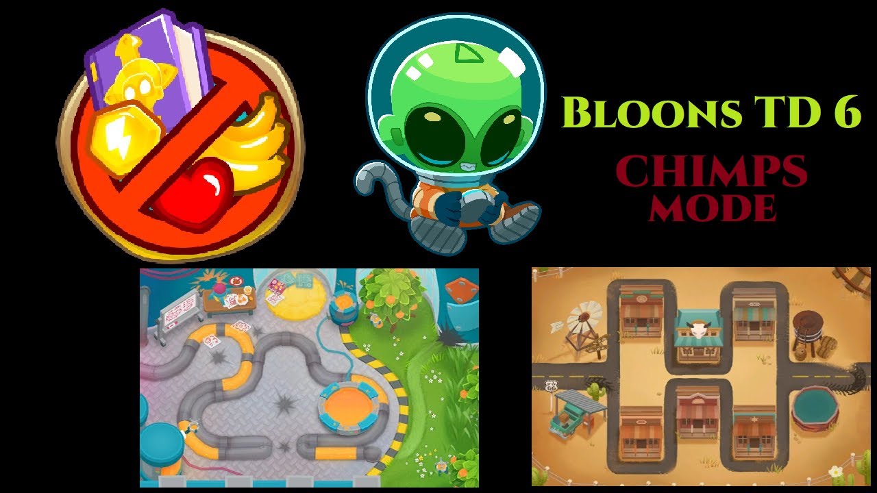 2 CHIMPS maps with Etienne - Bloons TD 6 - YouTube