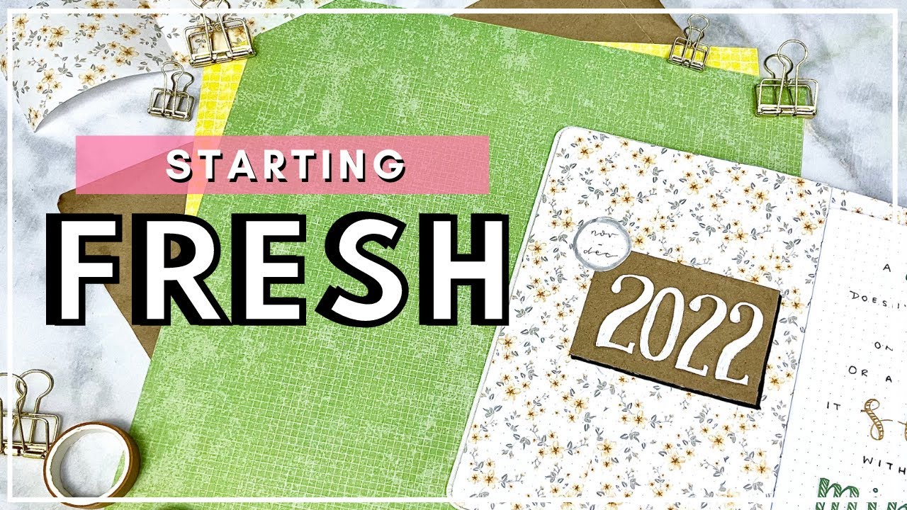 How To Start A Bullet Journal Today! PLAN WITH ME 2022: Bujo Set Up In ...