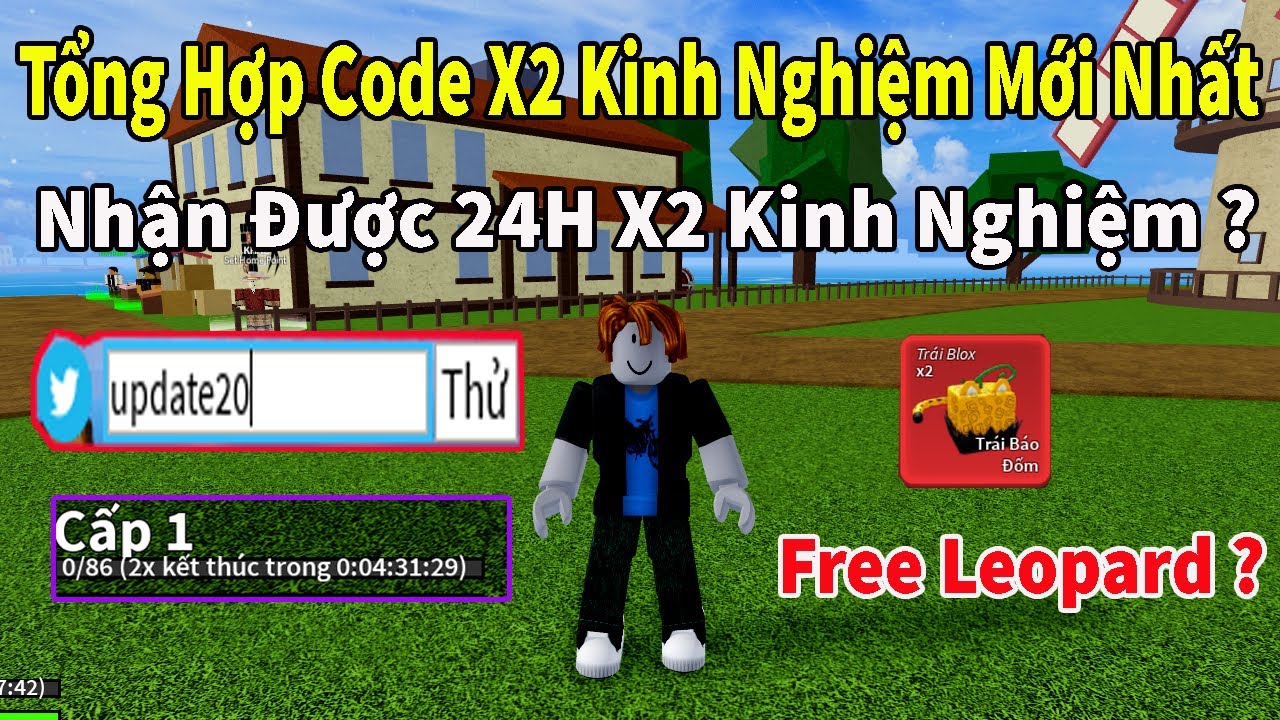 Tổng Hợp Các Code X2 Kinh Nghiệm Còn Sử Dụng Được Trong Blox Fruits ...