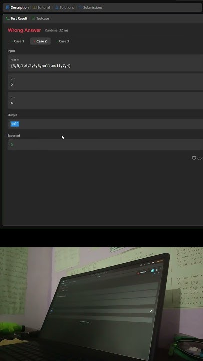 Day 85 😃💻🍃 😶🌫️ 236 Lowest Common Ancestor Of A Binary Tree Cinematic