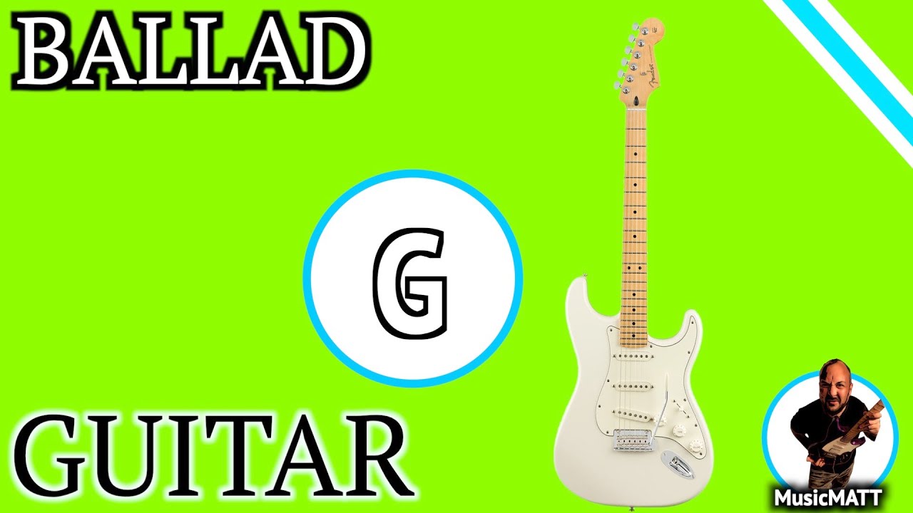 POP BALLAD G MAJOR 7 GUITAR LESS (100 BPM) - YouTube