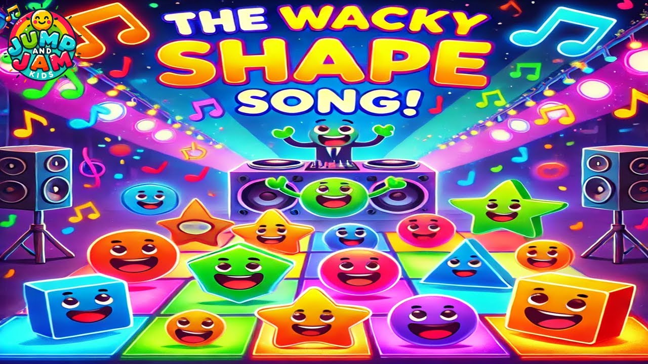 🎶 "The Wacky Shape Song! | Fun Kids’ Dance & Learning Song About Shapes ...