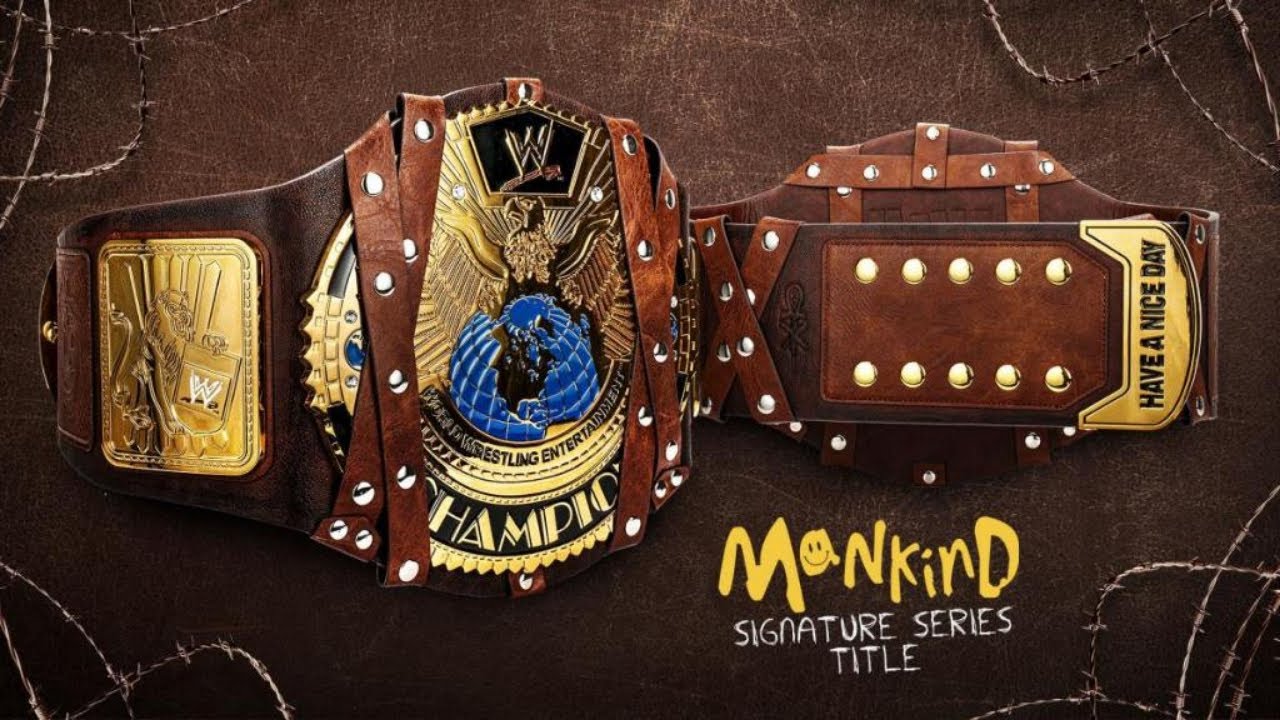 Brand New Mankind Signature Series Belt Revealed At WrestleMania Axxess ...