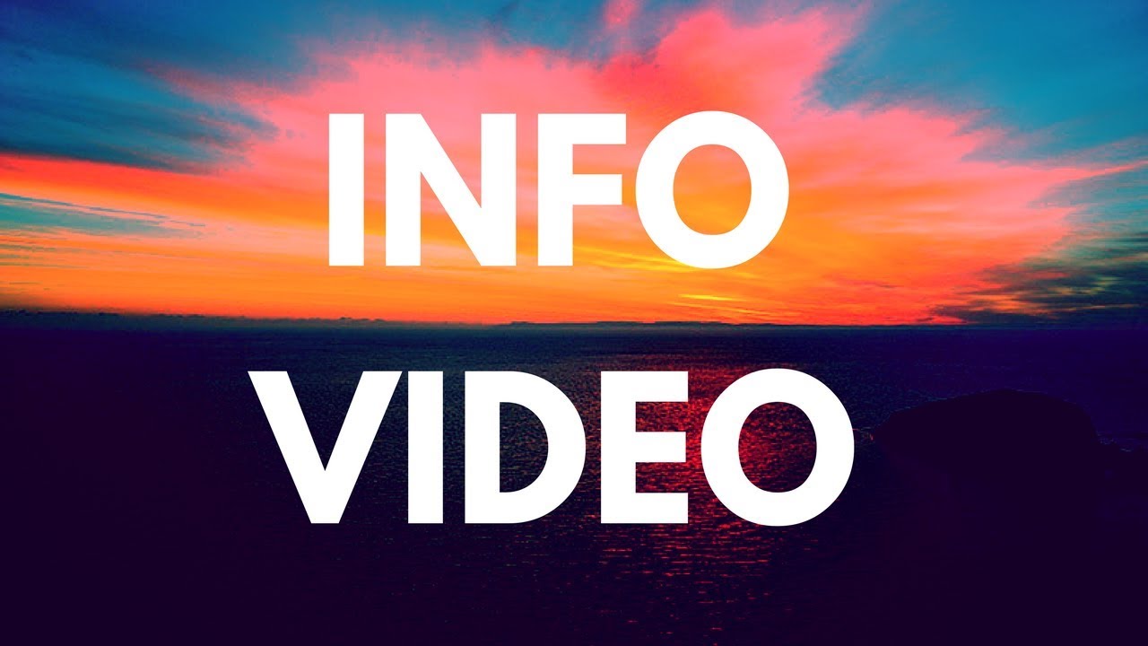 Info video - YouTube