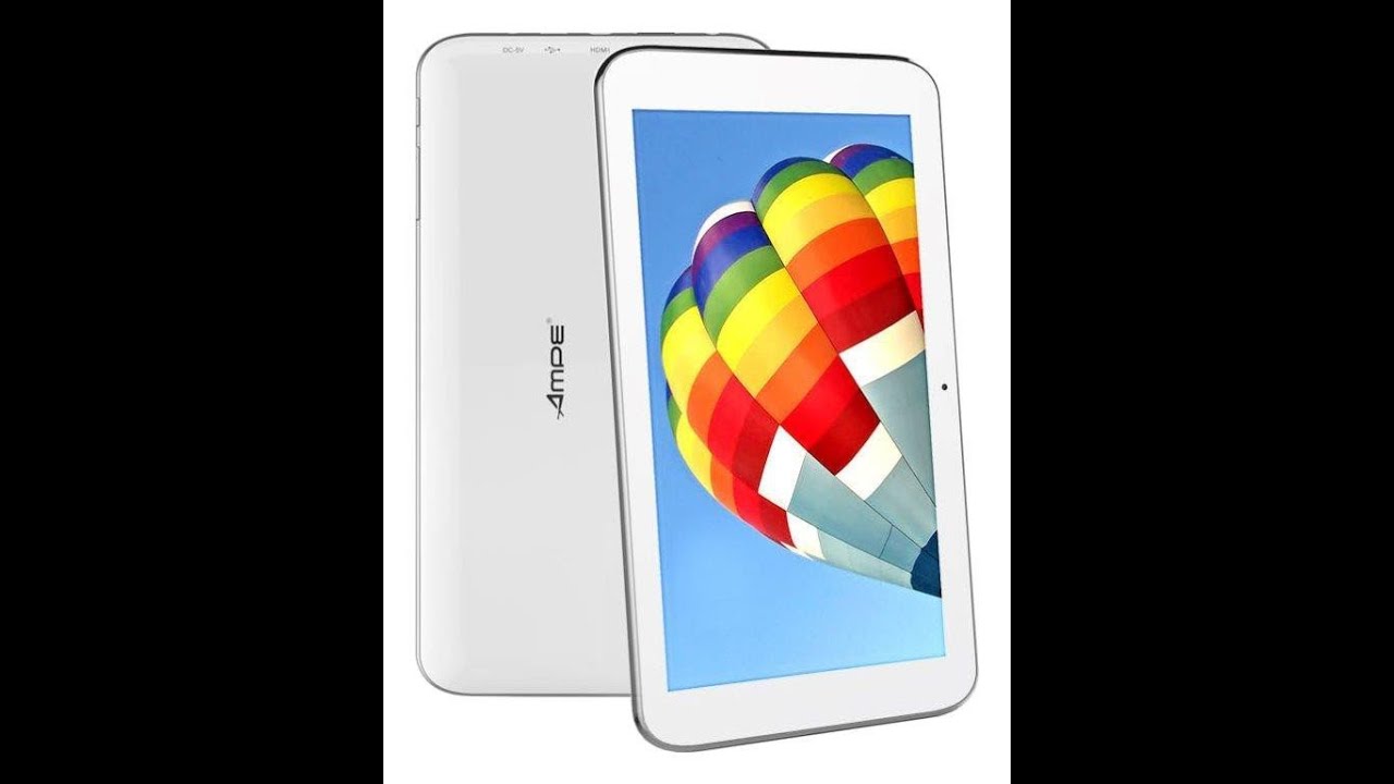 AMPE A65 dual core android tablet - unboxing and test - YouTube