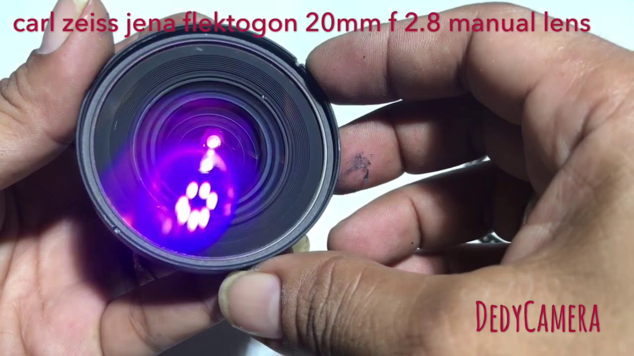 Cleaning lens Carl Zeiss flektogon 20mm f2.8 manual lens ( cuci lensa ...